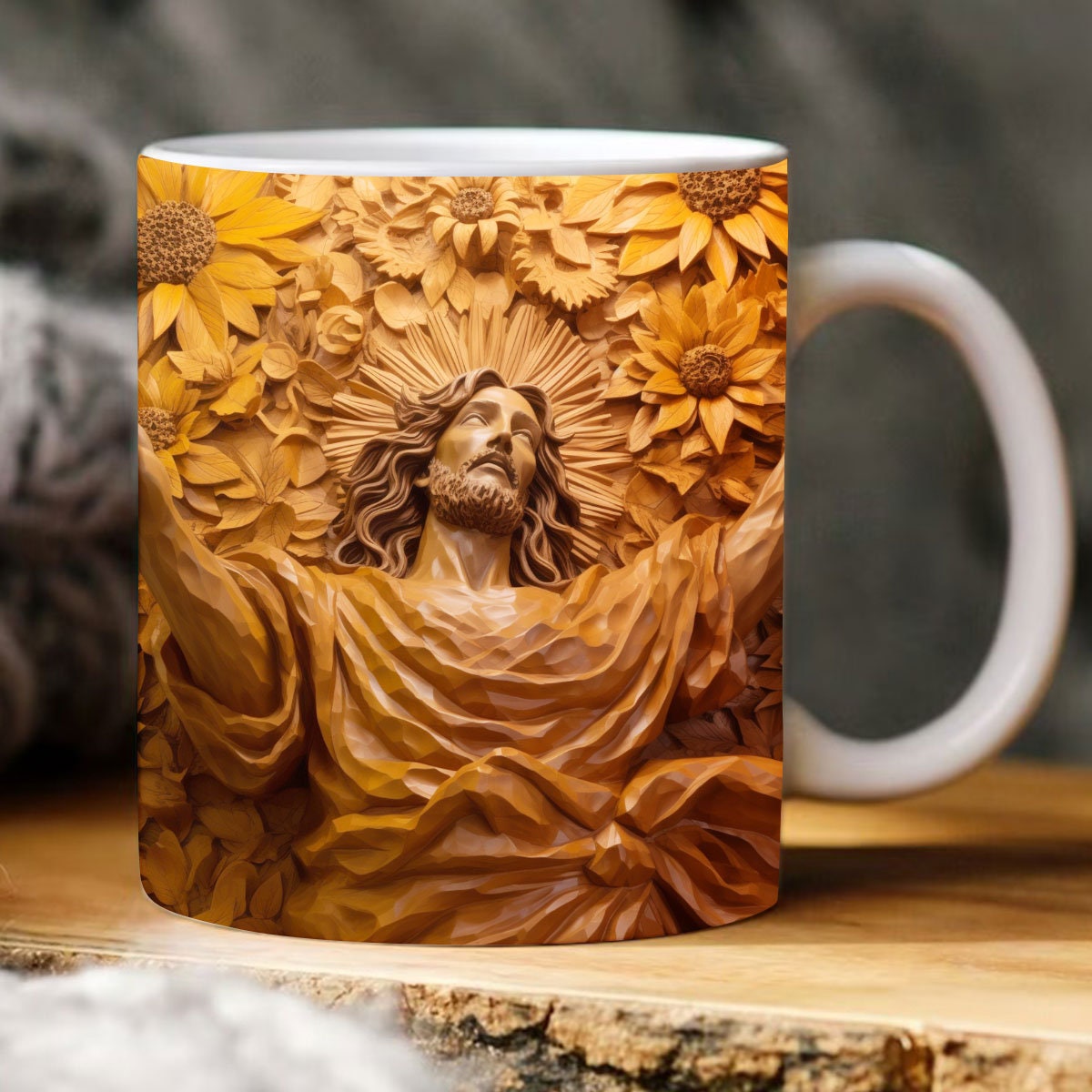 3D Christian Mug Custom Design,3D Jesus Mug Custom | Inspire Uplift