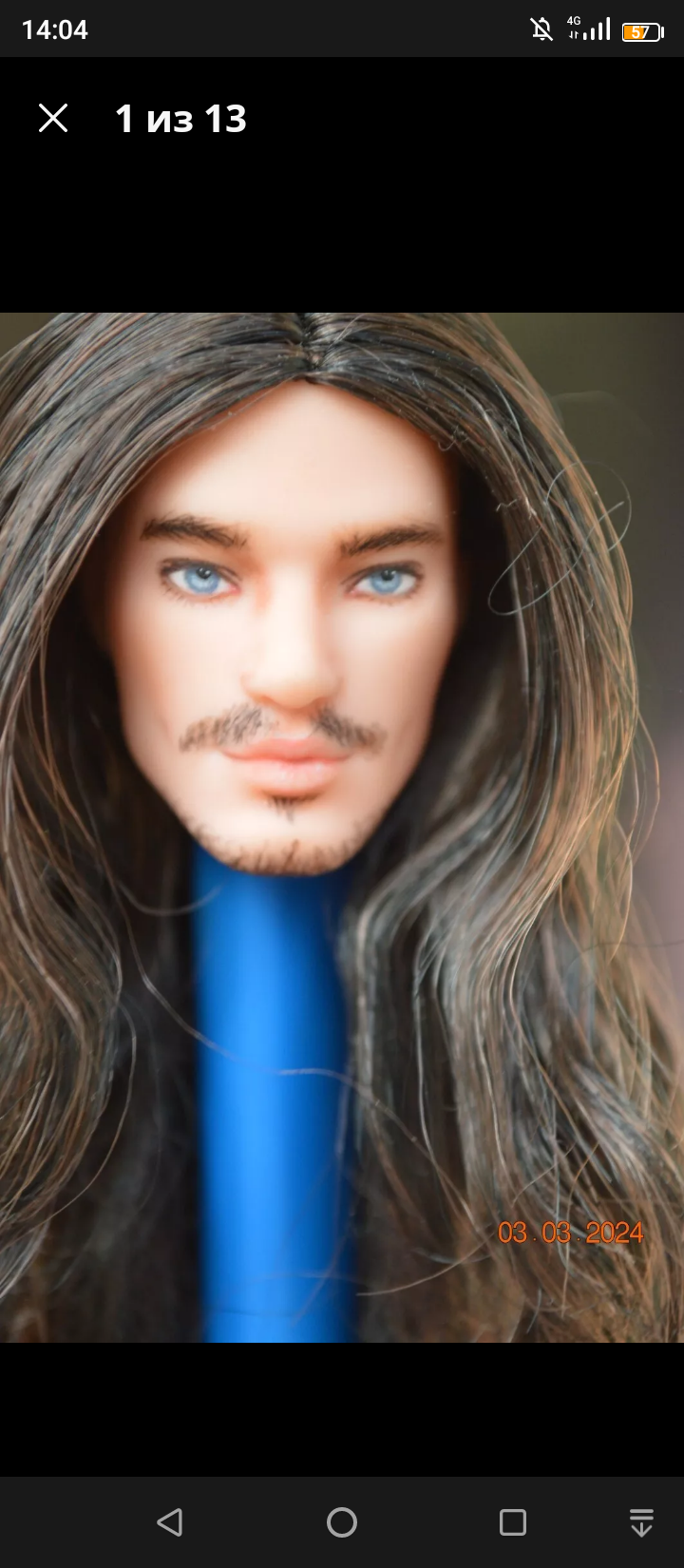 Barbie doll head repaint OOAK Ken. Only head. | Inspire Uplift