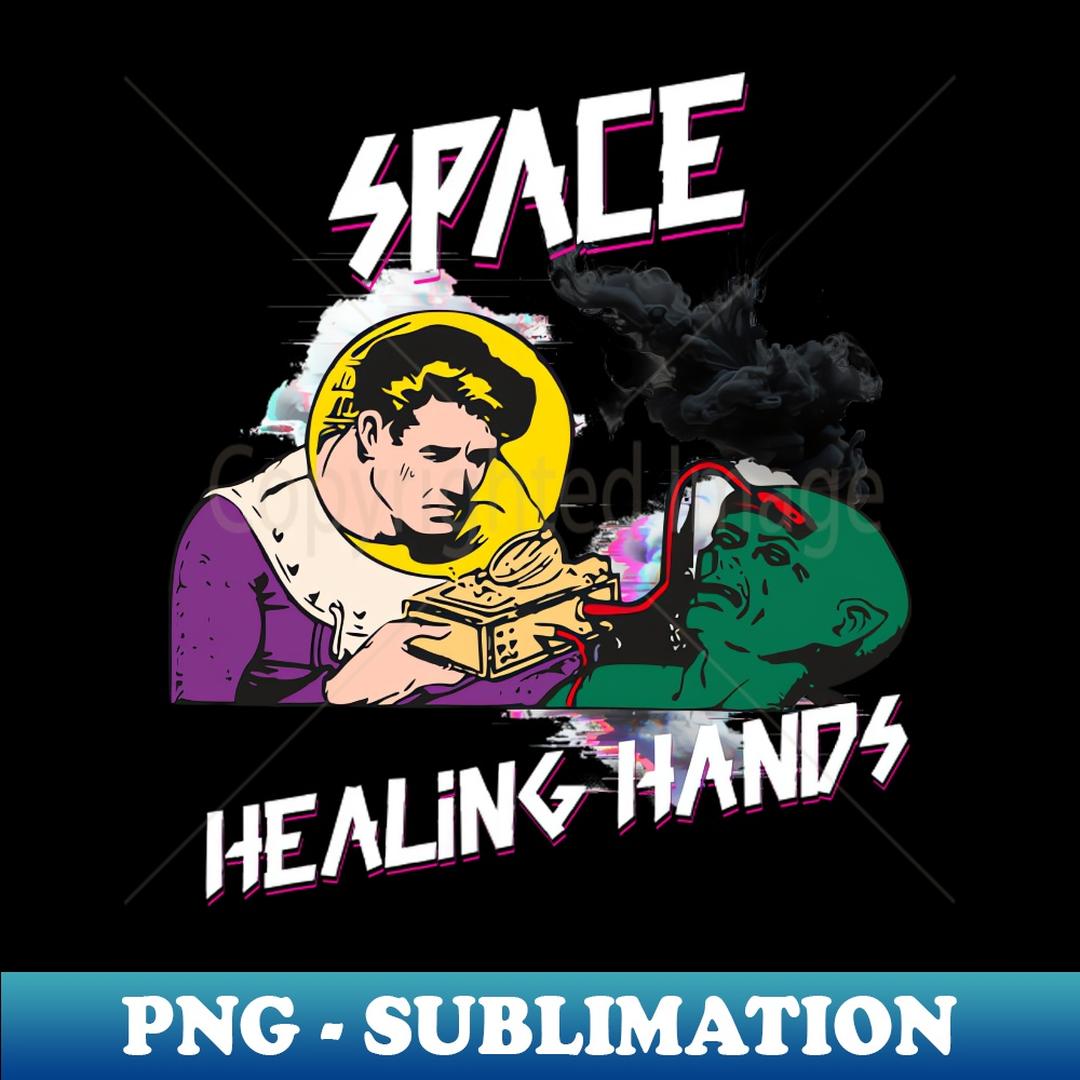 ALIENS SPACE HEALING HANDS - Premium Sublimation Digital Dow | Inspire ...