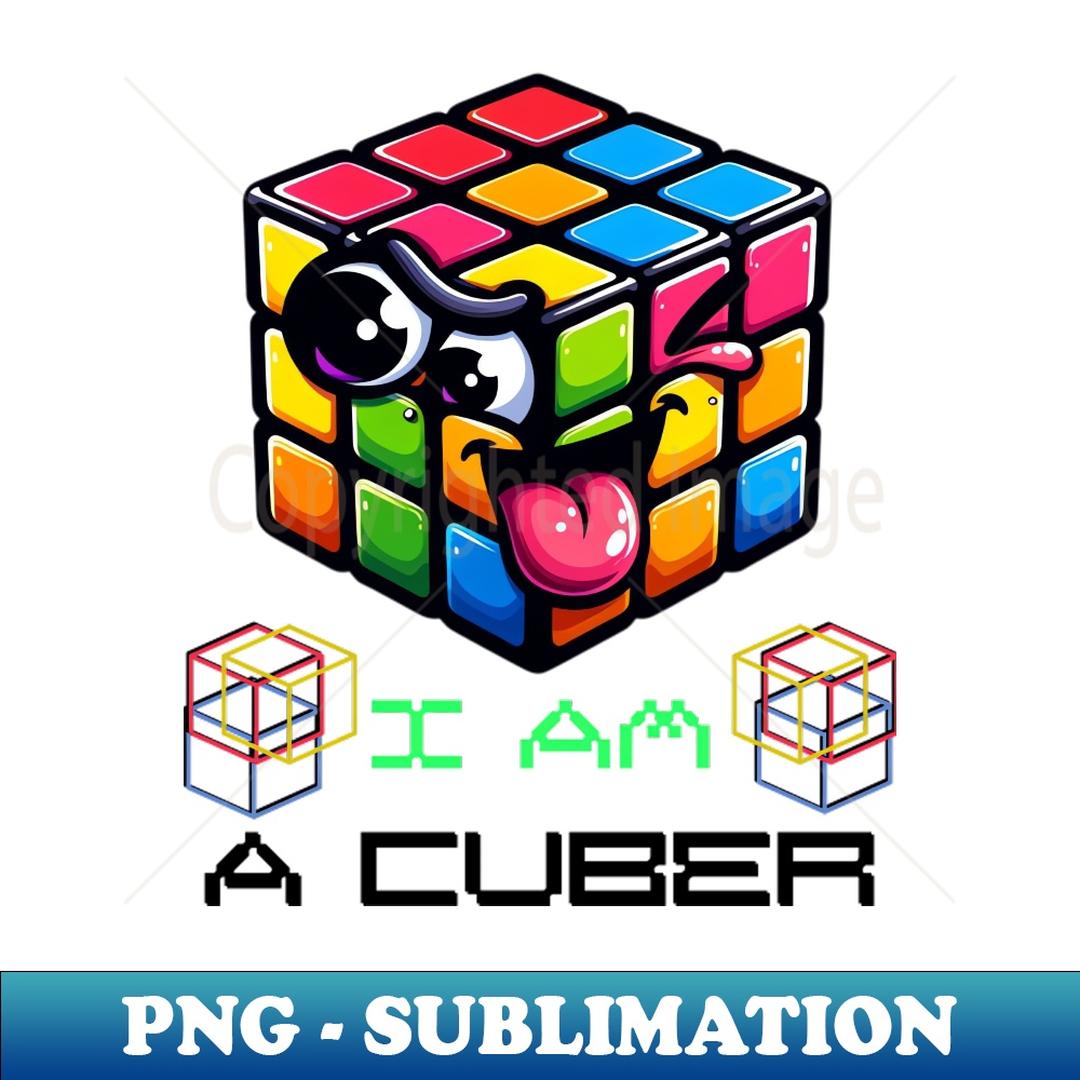 Funny Rubiks Cube Art - PNG Sublimation Digital Download | Inspire Uplift