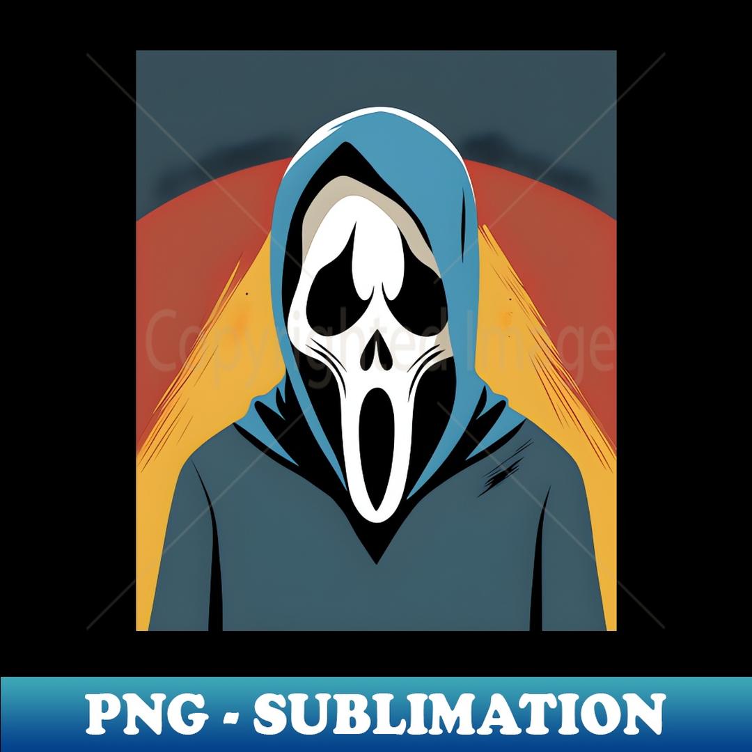 Ghostface Scream mask - Instant PNG Sublimation Download | Inspire Uplift