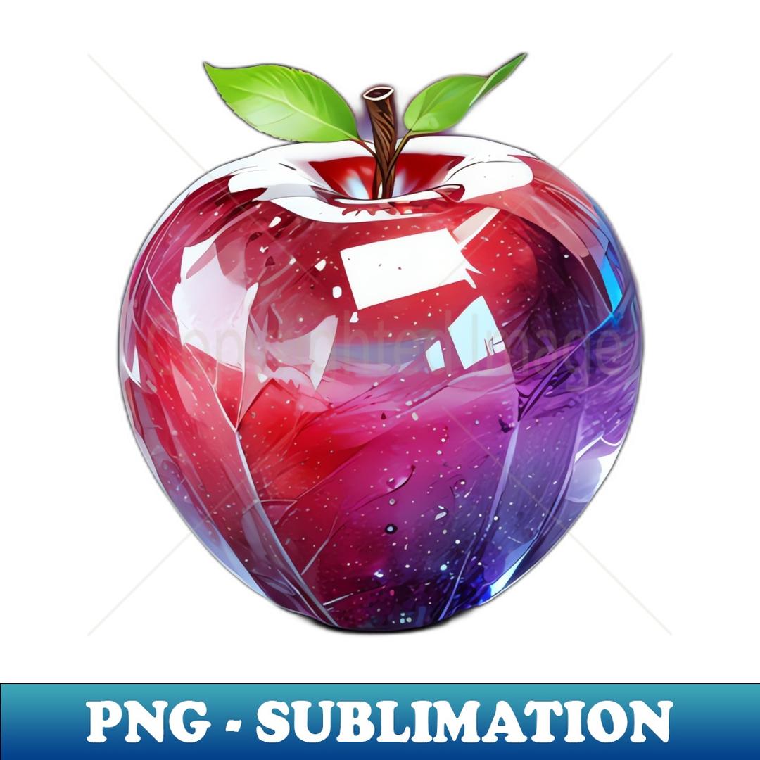 Crystal apple - PNG Transparent Sublimation File | Inspire Uplift
