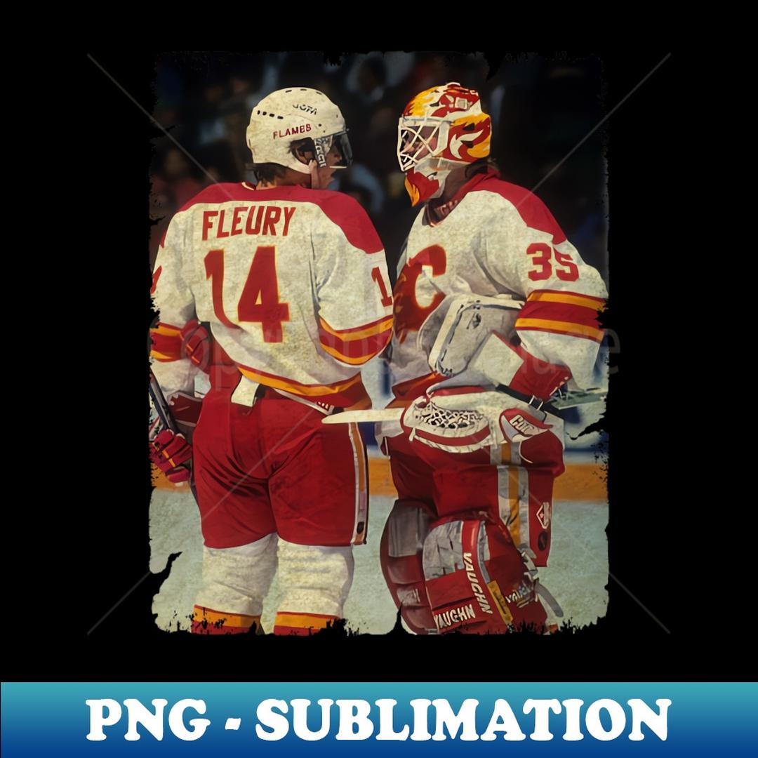 Jeff Reese and Fleury - Calgary Flames, | Inspire Uplift