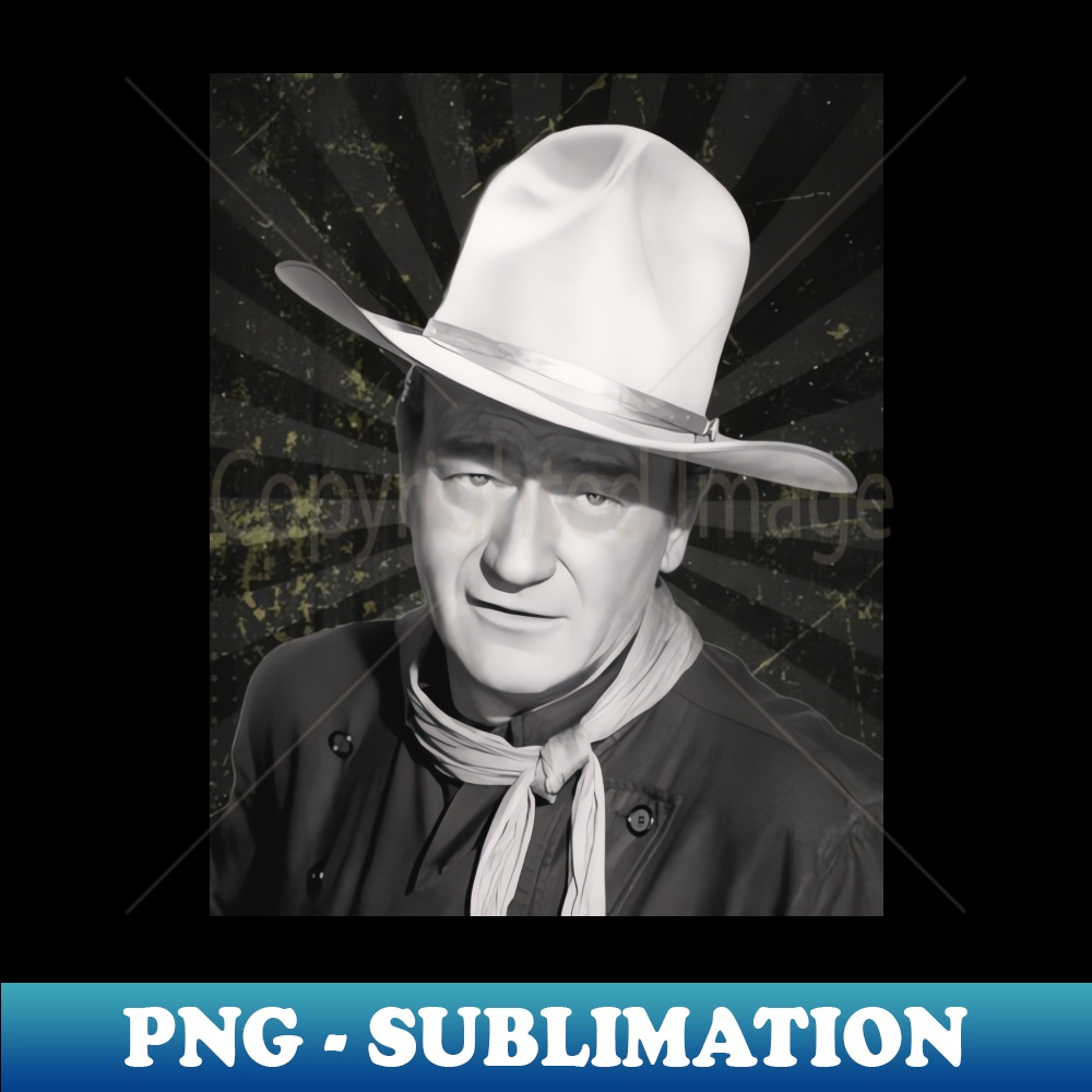 John Wayne - Stylish Sublimation Digital Download | Inspire Uplift