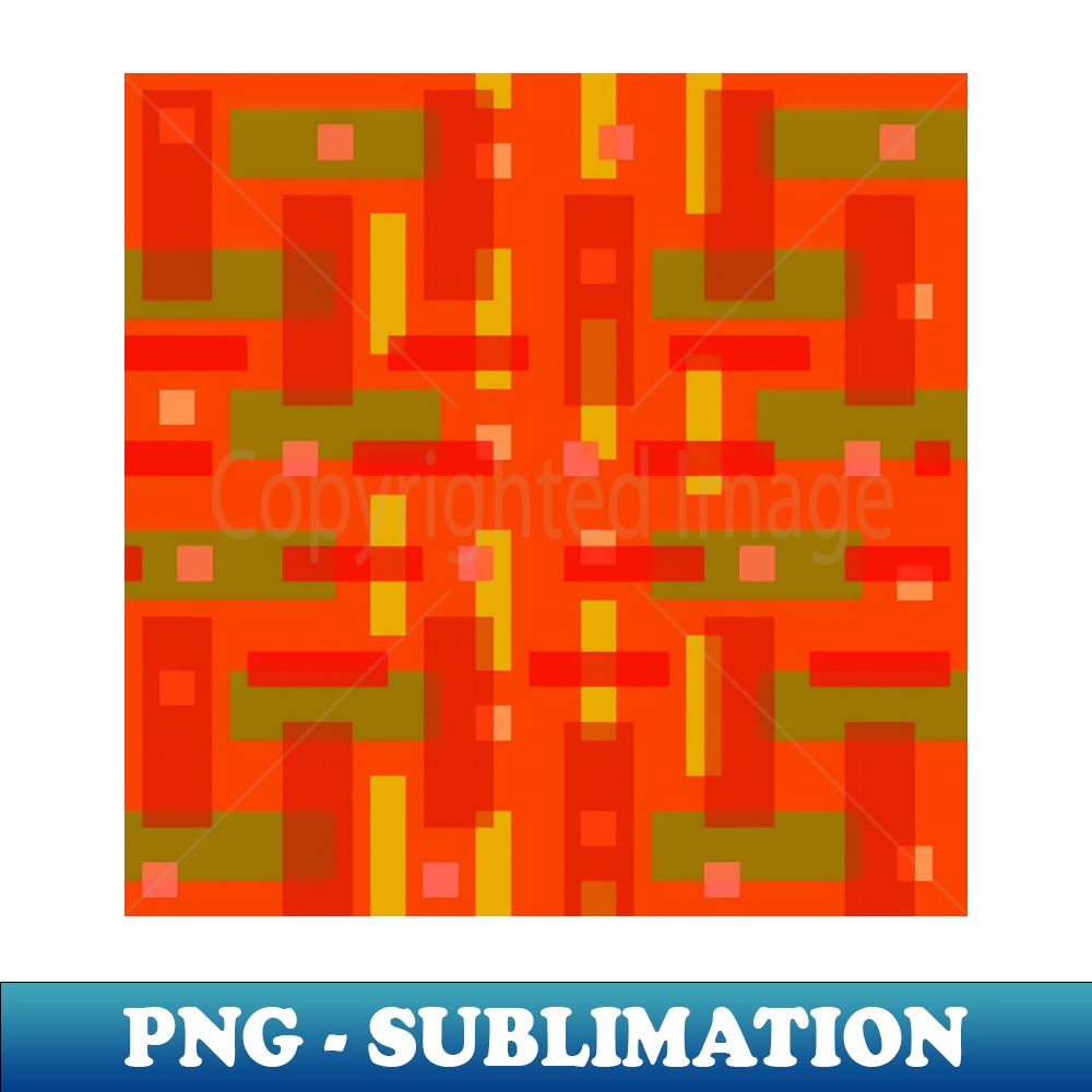 Vivid Red Yellow Green Block City 1 - Decorative Sublimation | Inspire ...