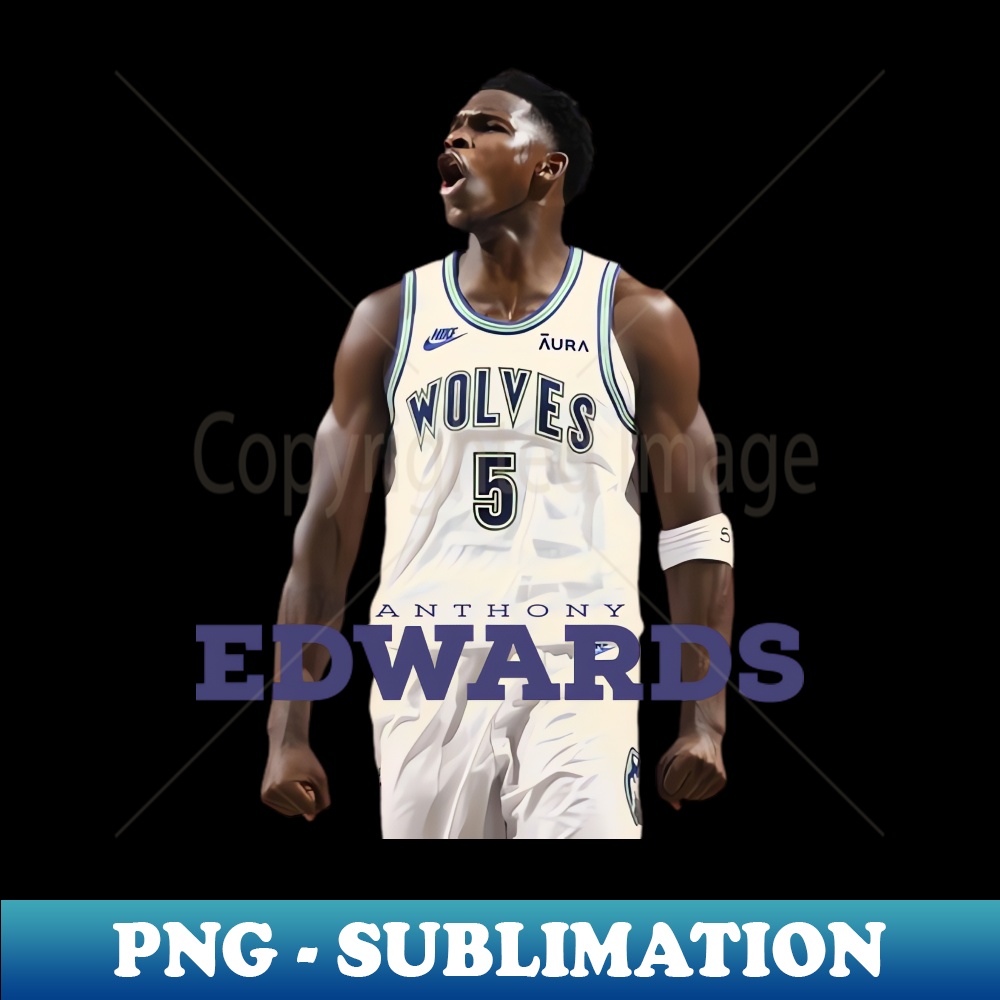 Anthony Edwards - Elegant Sublimation PNG Download | Inspire Uplift