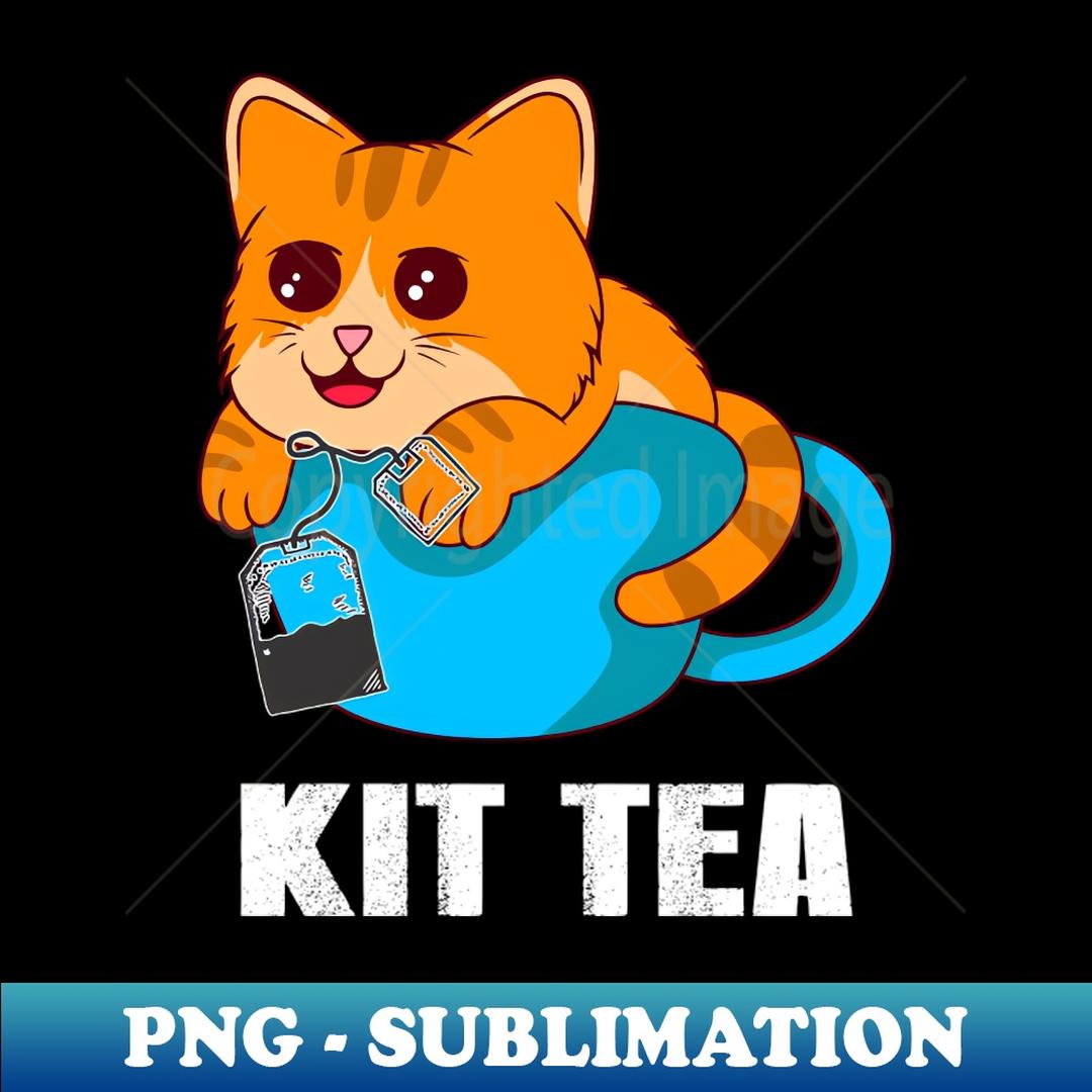 Kit Tea, Kitty Tea Pun - Professional Sublimation Digital Do | Inspire ...