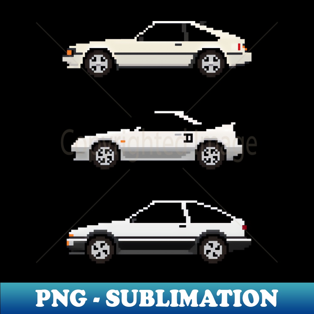 Classic Toyota Combo Pixelart - Aesthetic Sublimation Digita - Inspire ...