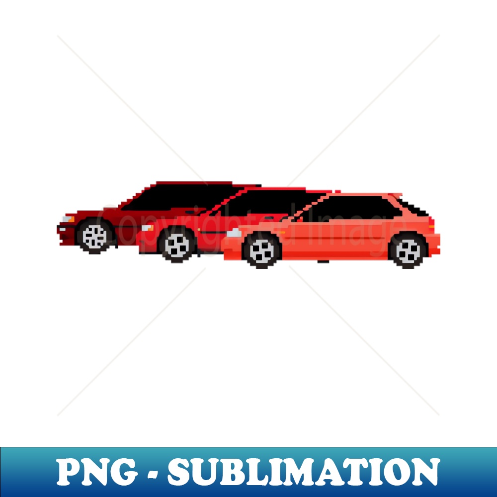 Honda Civic Combo Pixelart - Digital Sublimation Download Fi - Inspire ...