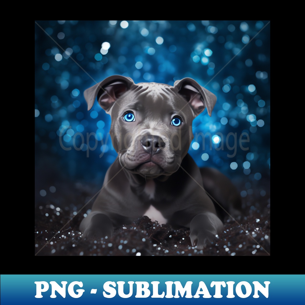 Staffy Portrait - Digital Sublimation Download File | Inspire Uplift