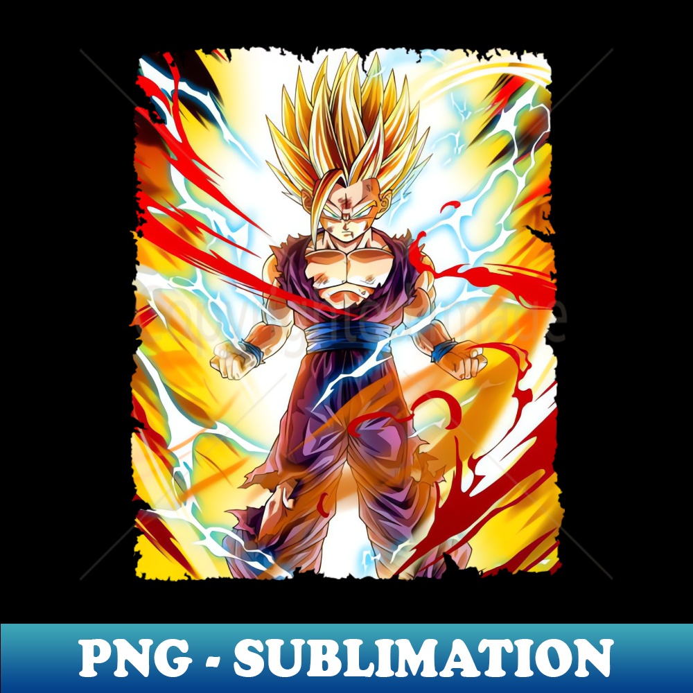 SON GOHAN MERCH VTG - PNG Transparent Digital Download File | Inspire ...