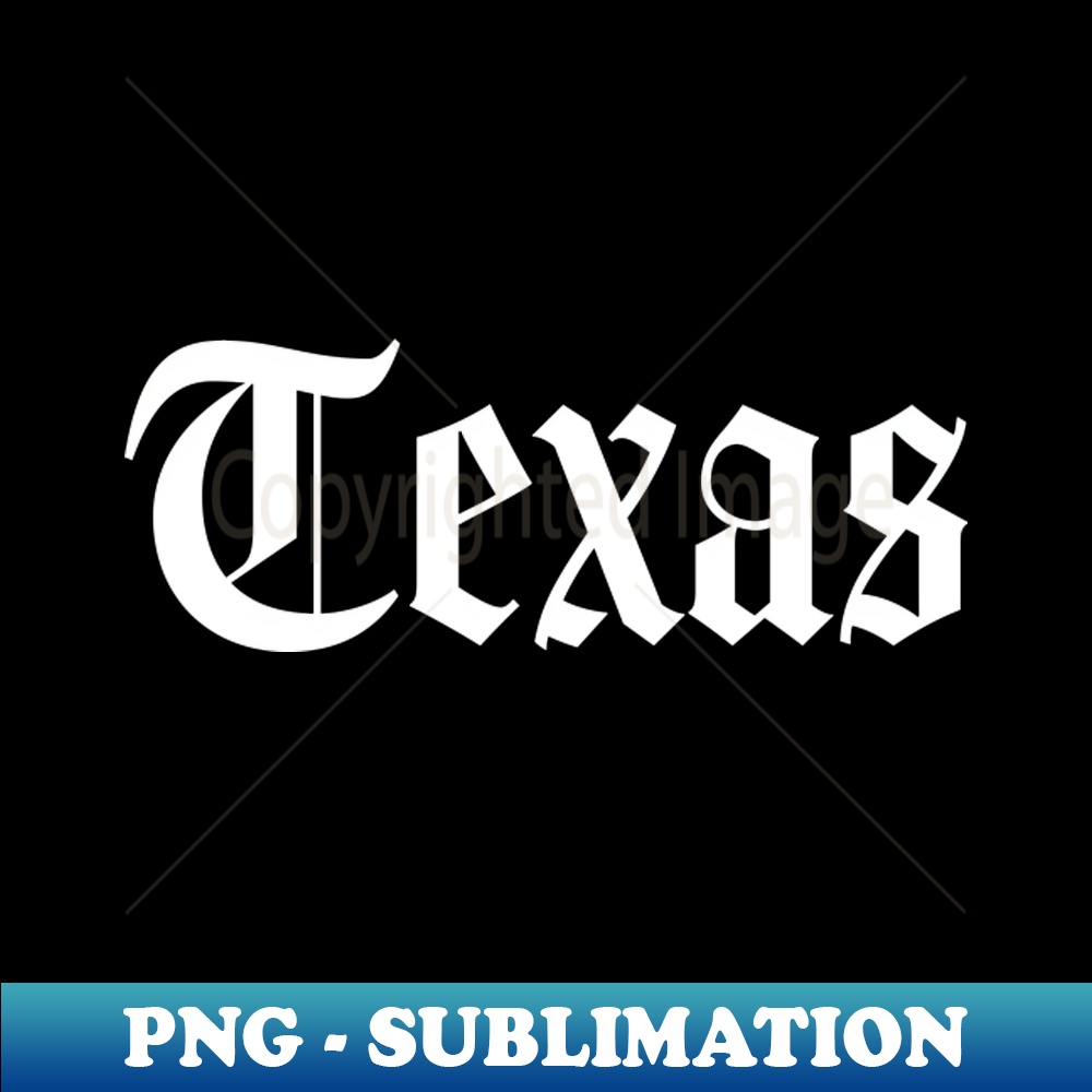 Texas TX USA South Cool Vintage Font - Premium Sublimation D | Inspire Uplift