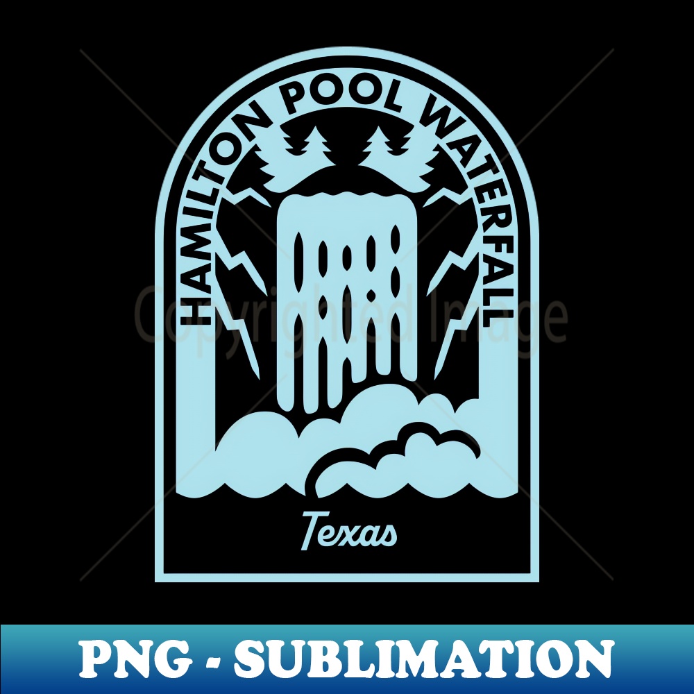 Hamilton Pool Waterfall Texas - Stylish Sublimation Digital | Inspire ...