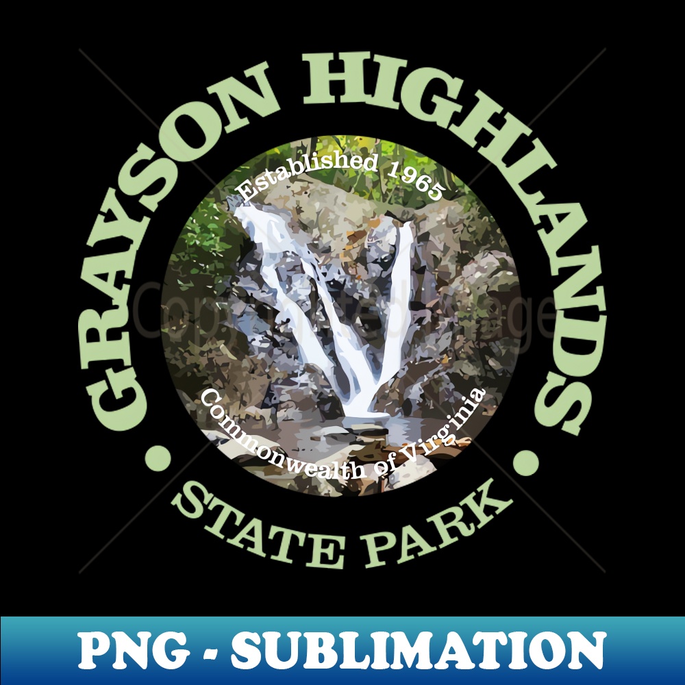 Grayson Highlands SP - PNG Transparent Sublimation Design | Inspire Uplift