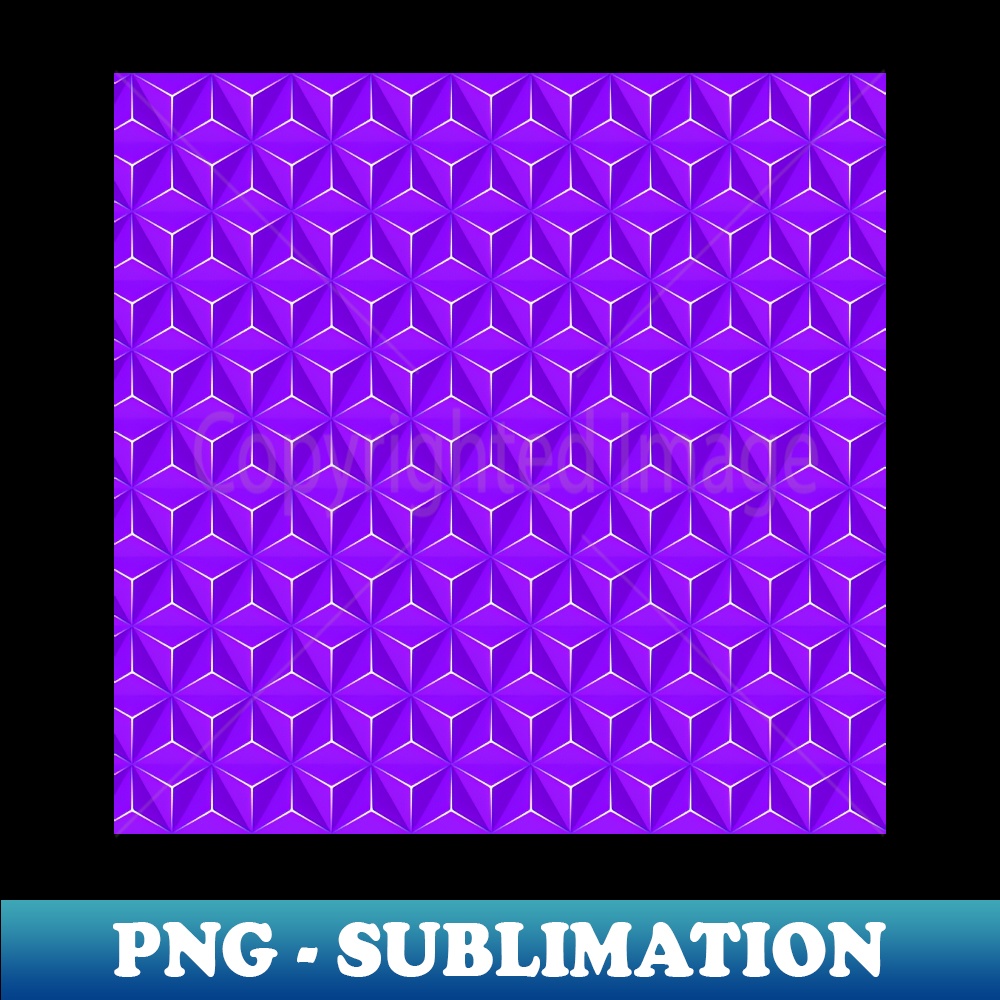 Geometric purple shapes Pattern - Premium Sublimation Digita | Inspire ...