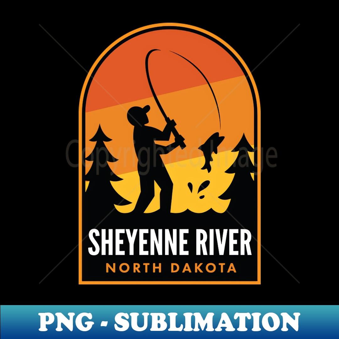 Sheyenne River North Dakota Fishing - Instant Sublimation Di | Inspire ...