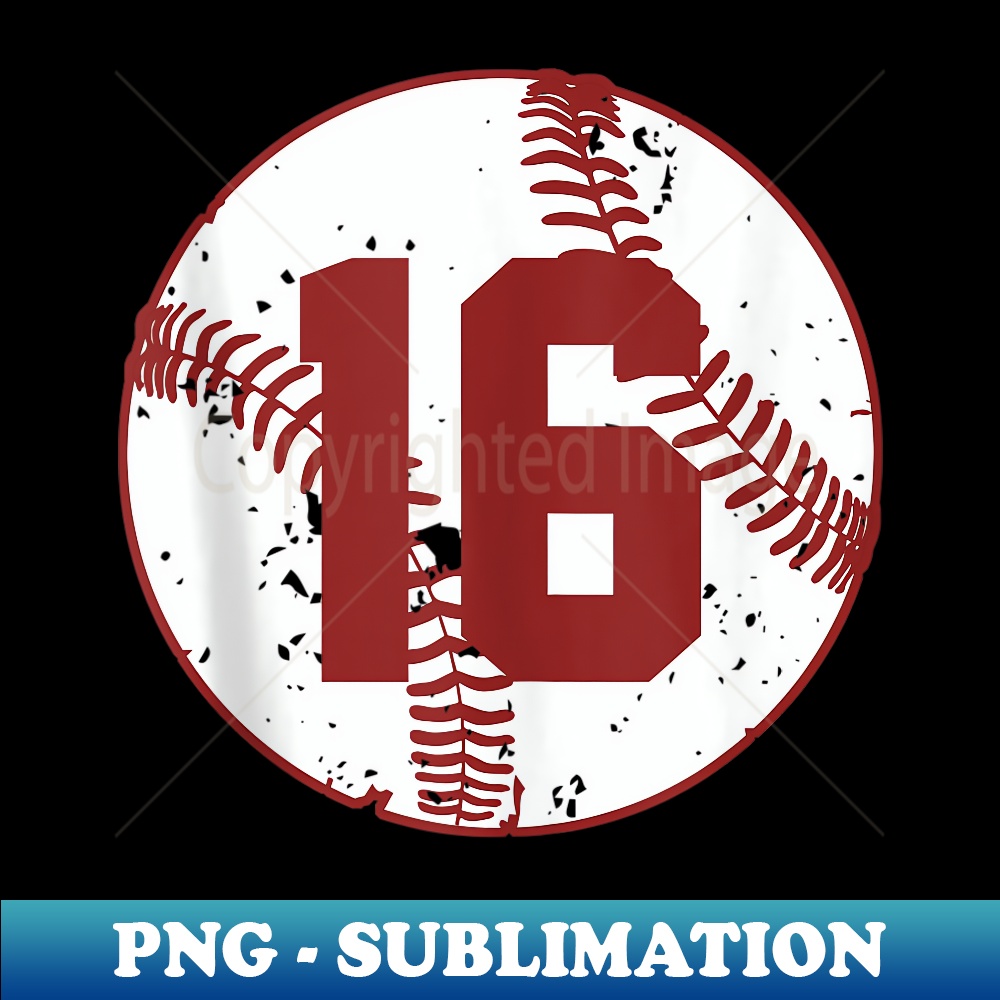 Vintage Baseball Number 16 Cool Softball Mom - Elegant Subli | Inspire ...
