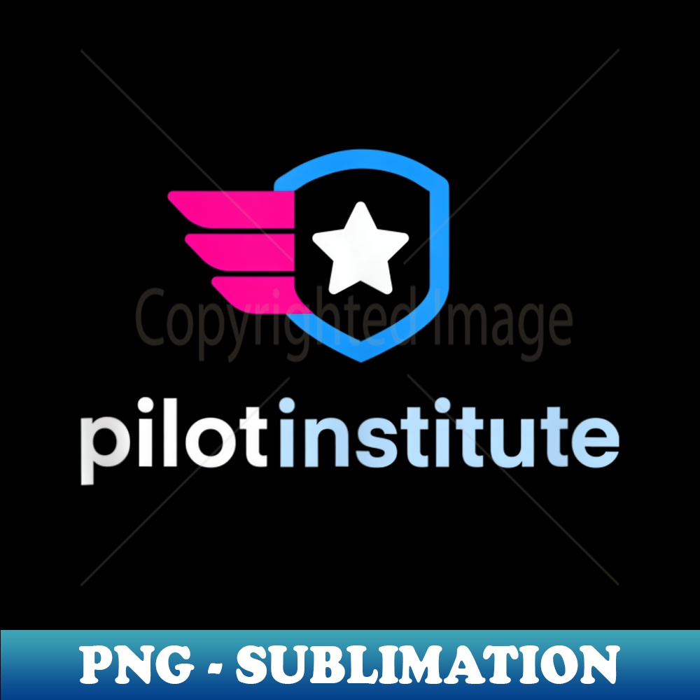 Pilot Institute Logo - PNG Transparent Sublimation Design | Inspire Uplift