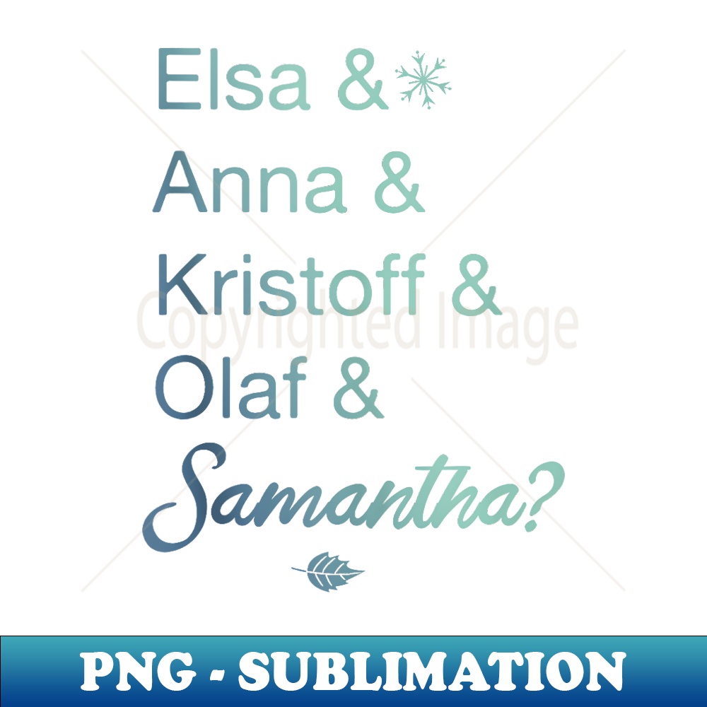 Disney Frozen 2 Character Name Stack & Samantha - Modern Sub | Inspire ...