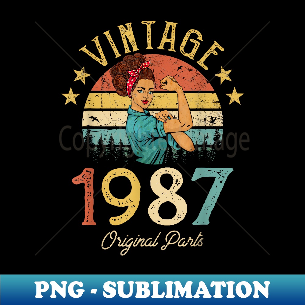 Vintage 1987 Made In 1987 35th Birthday 35 Years Old - Premi | Inspire ...