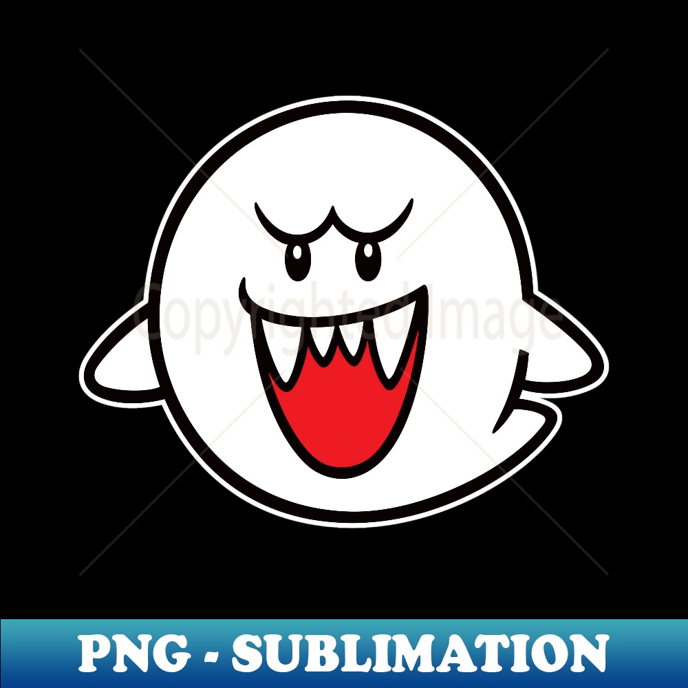 Nintendo Super Mario Boo Character Portrait - Instant Sublim | Inspire ...