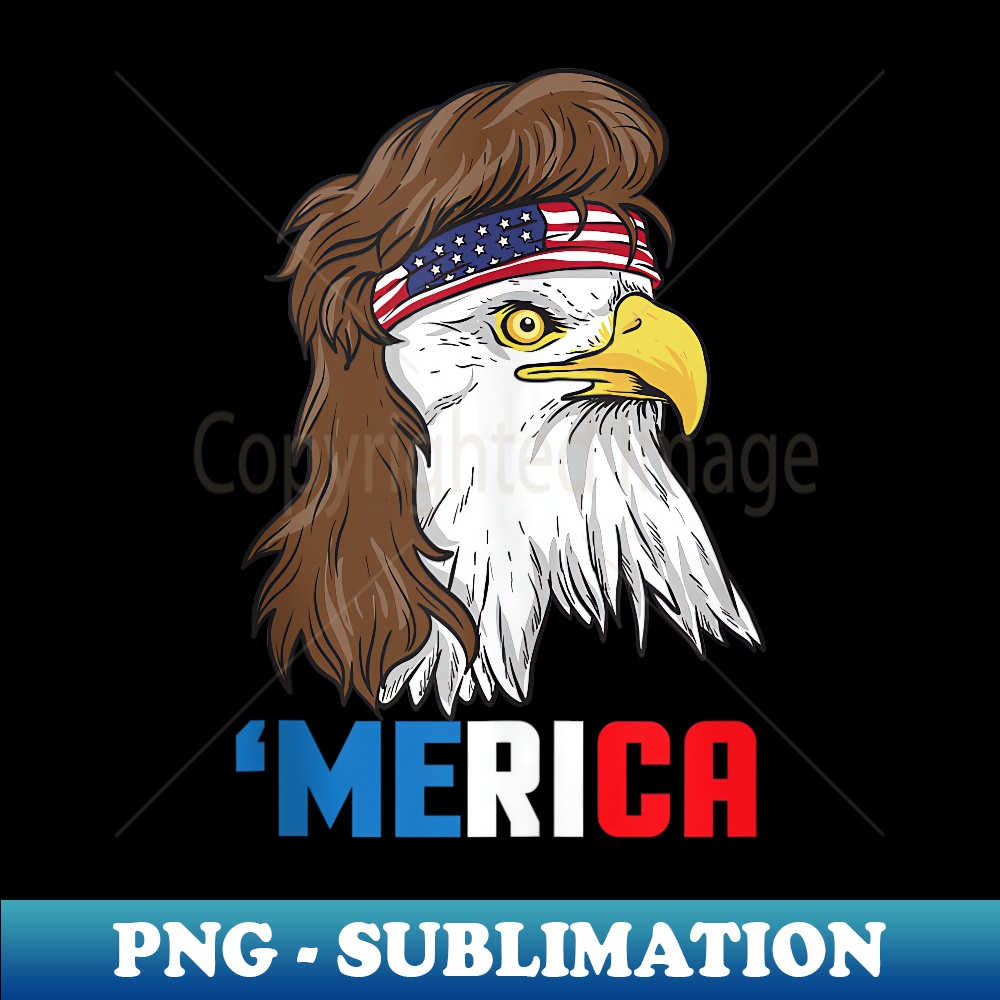 Patriotic Mullet Eagle Pride American Merica Bird Of Prey - | Inspire ...