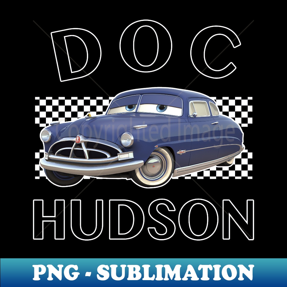 Disney Pixar Cars Doc Hudson Finish - Instant PNG Sublimatio | Inspire ...