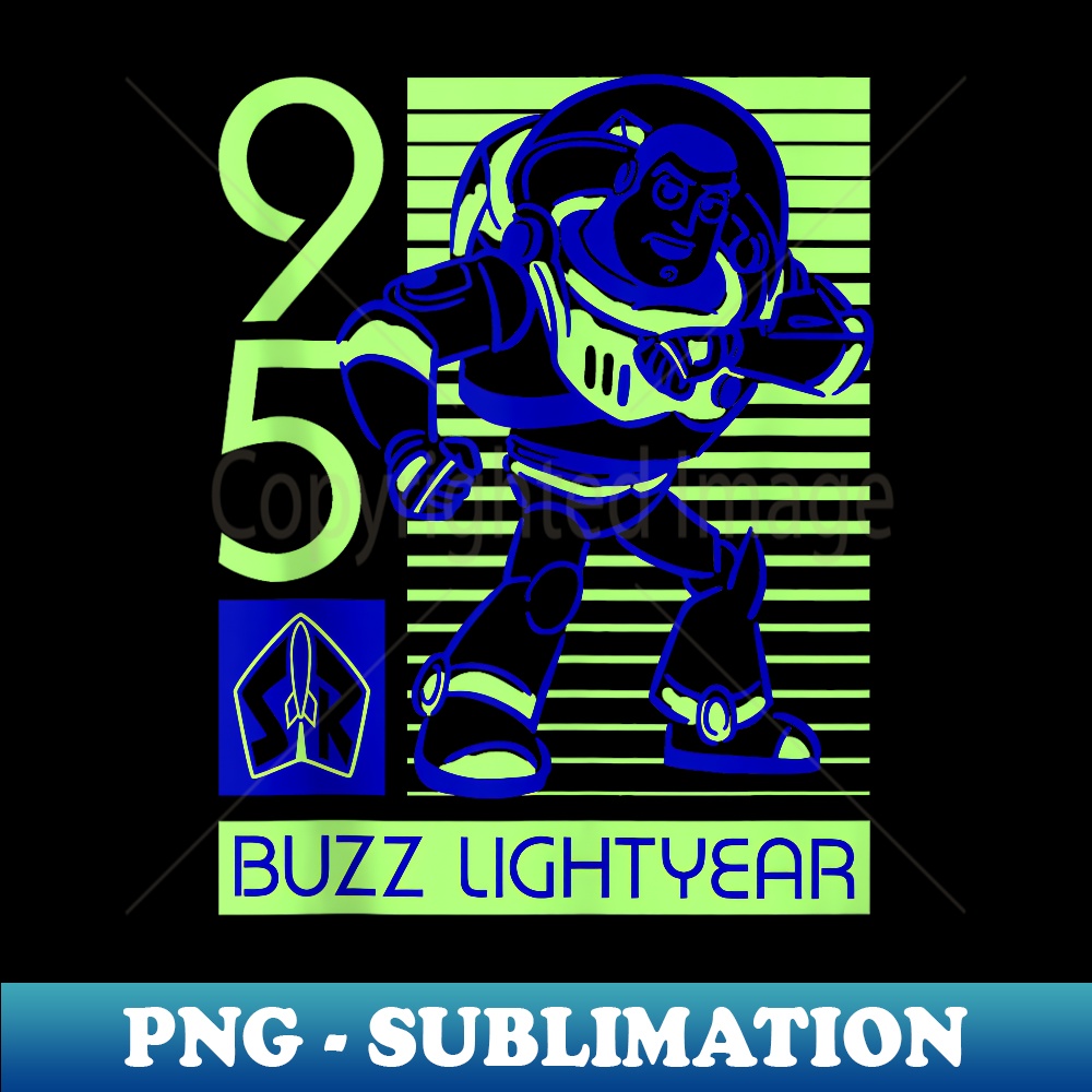 Disney Pixar Toy Story Retro Neon Buzz Lightyear - Stylish S | Inspire ...