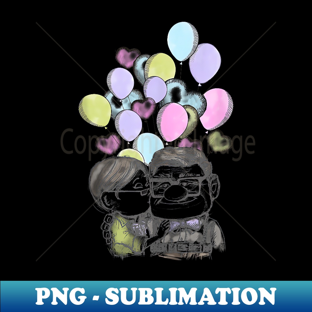 Disney Pixar Up Valentine's Day Carl And Ellie Balloons - In - Inspire ...