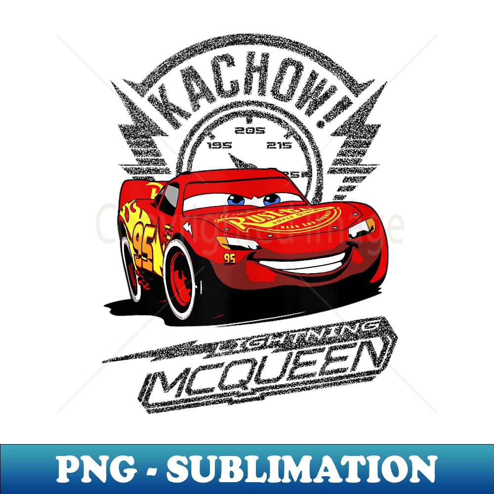 Disney Pixar Cars Lightning McQueen Kachow! Retro Shot - Pre | Inspire ...