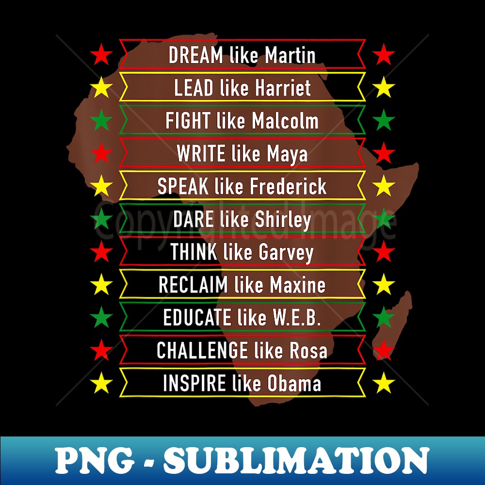 Dream Like Martin Lead Like Harriet Black History Month - In | Inspire ...