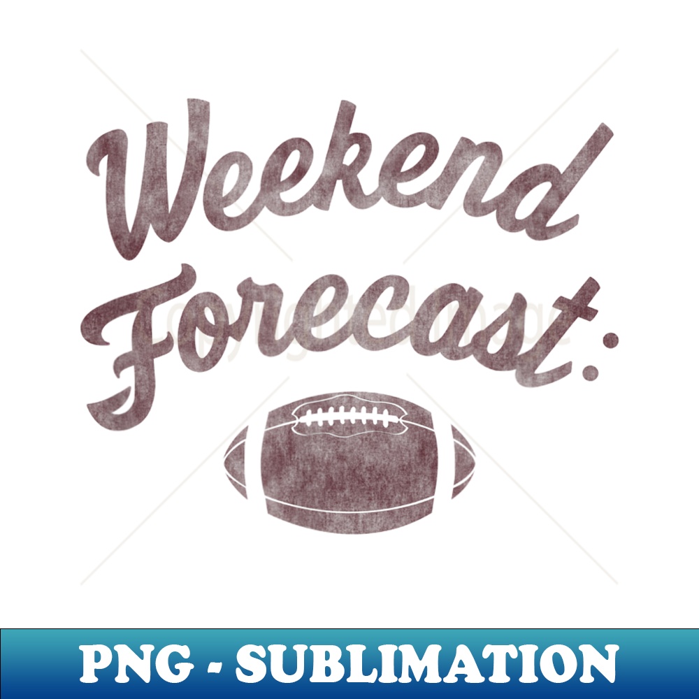 Fifth Sun Weekend Forecast Football Stamp - Instant PNG Subl | Inspire ...