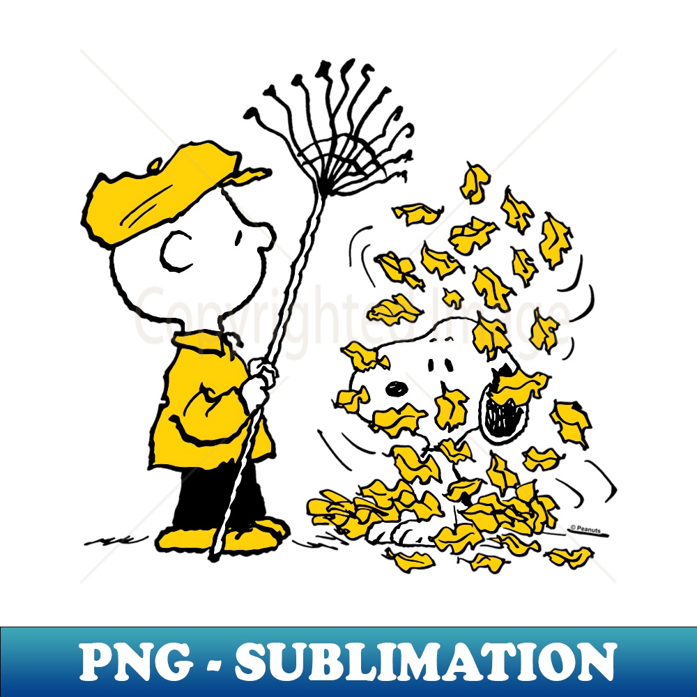 Peanuts - Charlie Brown Snoopy Fall Leaves | Inspire Uplift