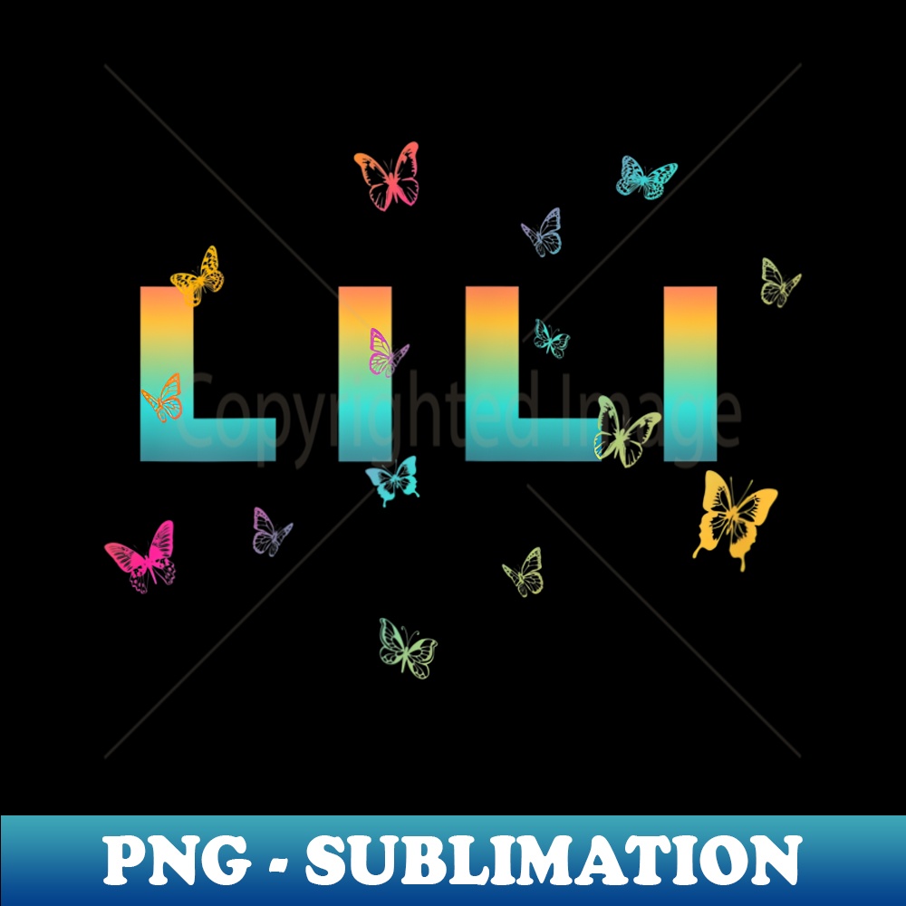 Lili - Beautiful Name with Butterlfies | Inspire Uplift