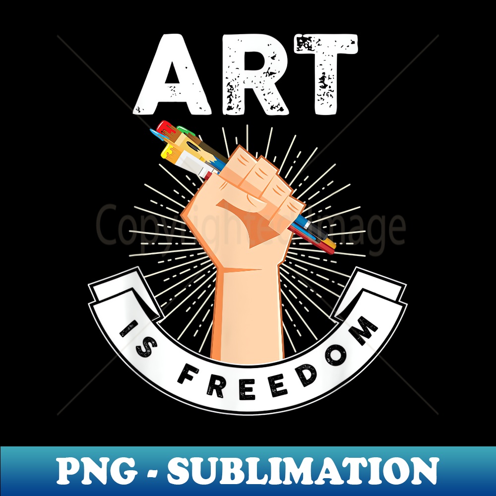 Art is Freedom T Cool for Art Teacher or Student - Premium P | Inspire ...