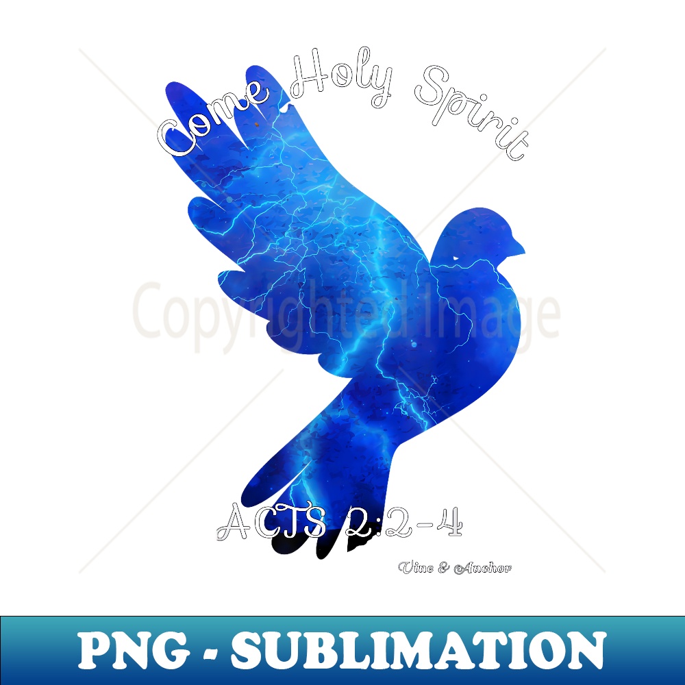 Child Come Holy Spirit Dove Scripture Verse - Instant PNG Su - Inspire ...