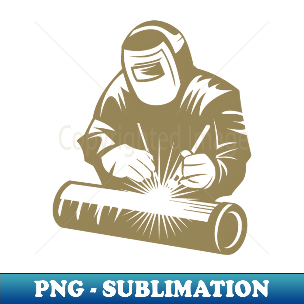 welder's Silhouette in Arc Welding - Aesthetic Sublimation D | Inspire ...