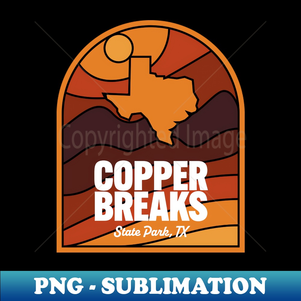 Copper Breaks State Park Texas - Modern Sublimation PNG File | Inspire ...