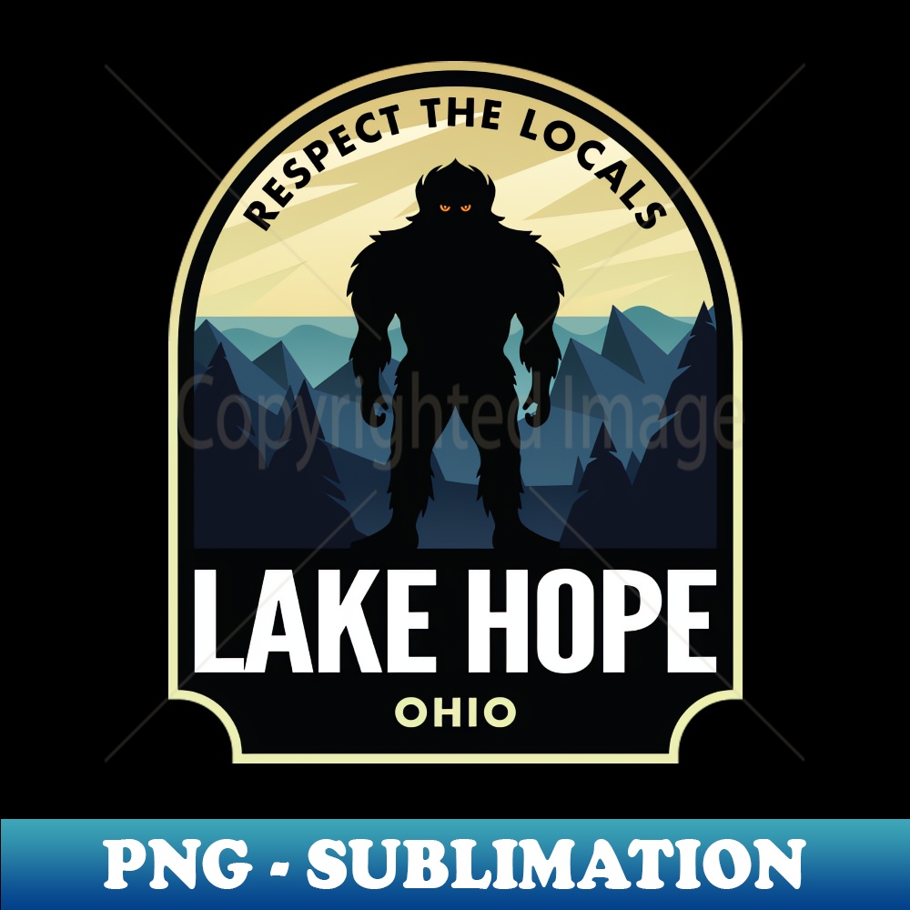 Lake Hope Ohio Bigfoot Sasquatch - Special Edition Sublimati | Inspire ...