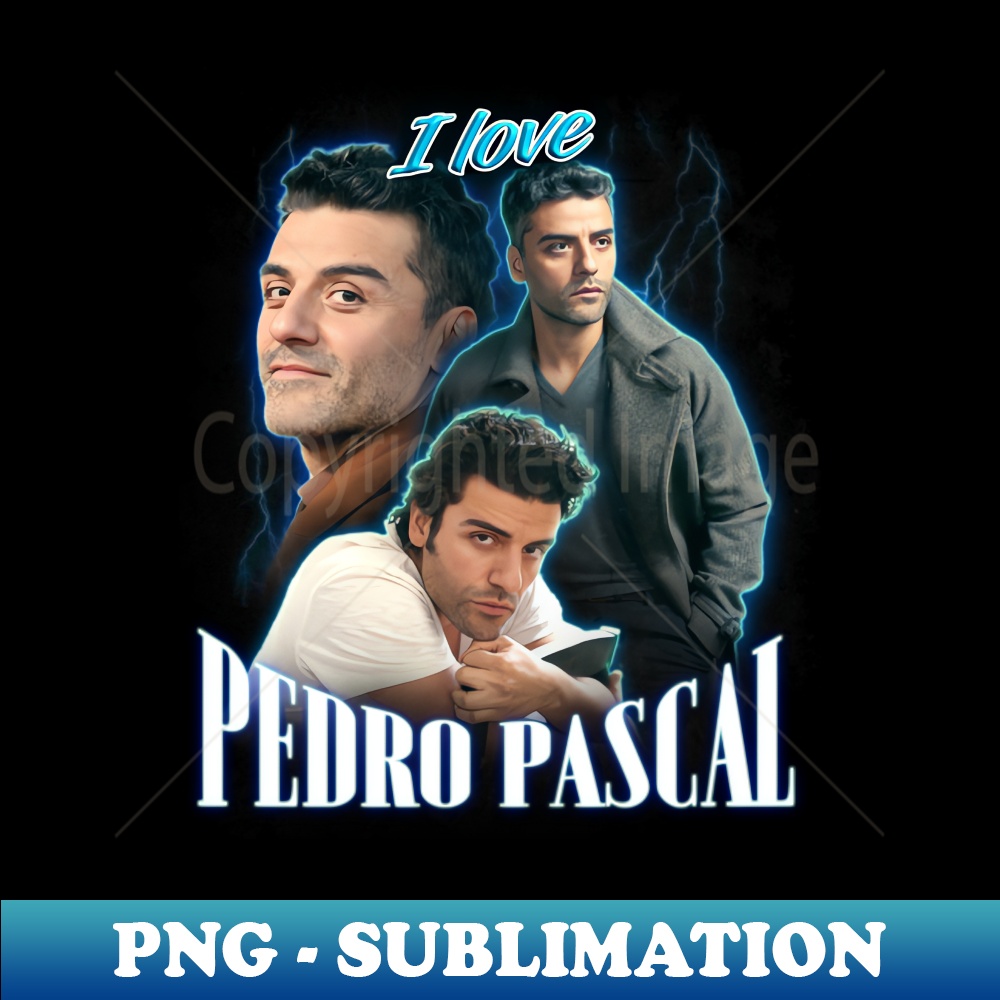 I Love Pedro Pascal Oscar Isaac Cursed Fan Collage - Premium | Inspire ...