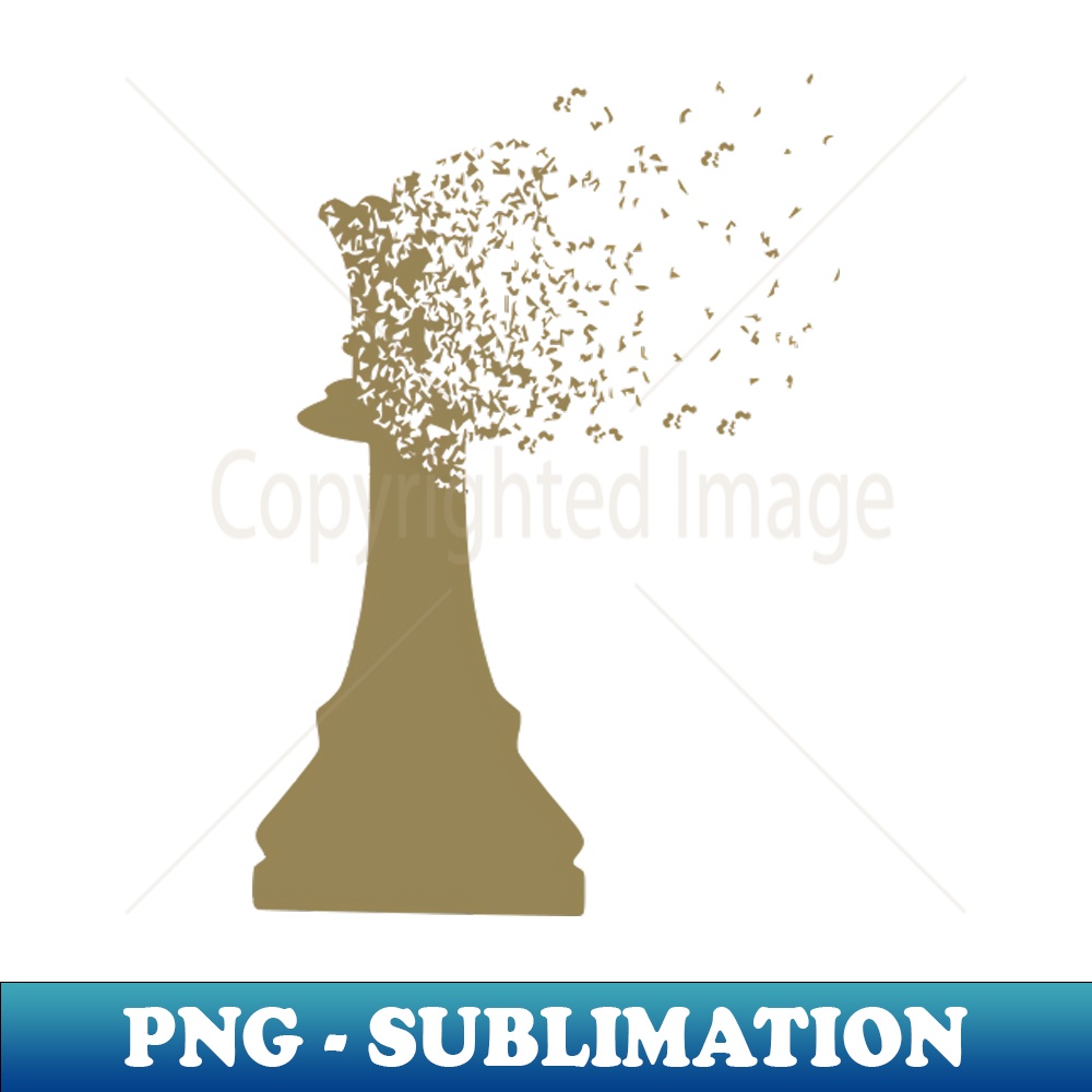 Chess queen king dispersion - Premium PNG Sublimation File | Inspire Uplift