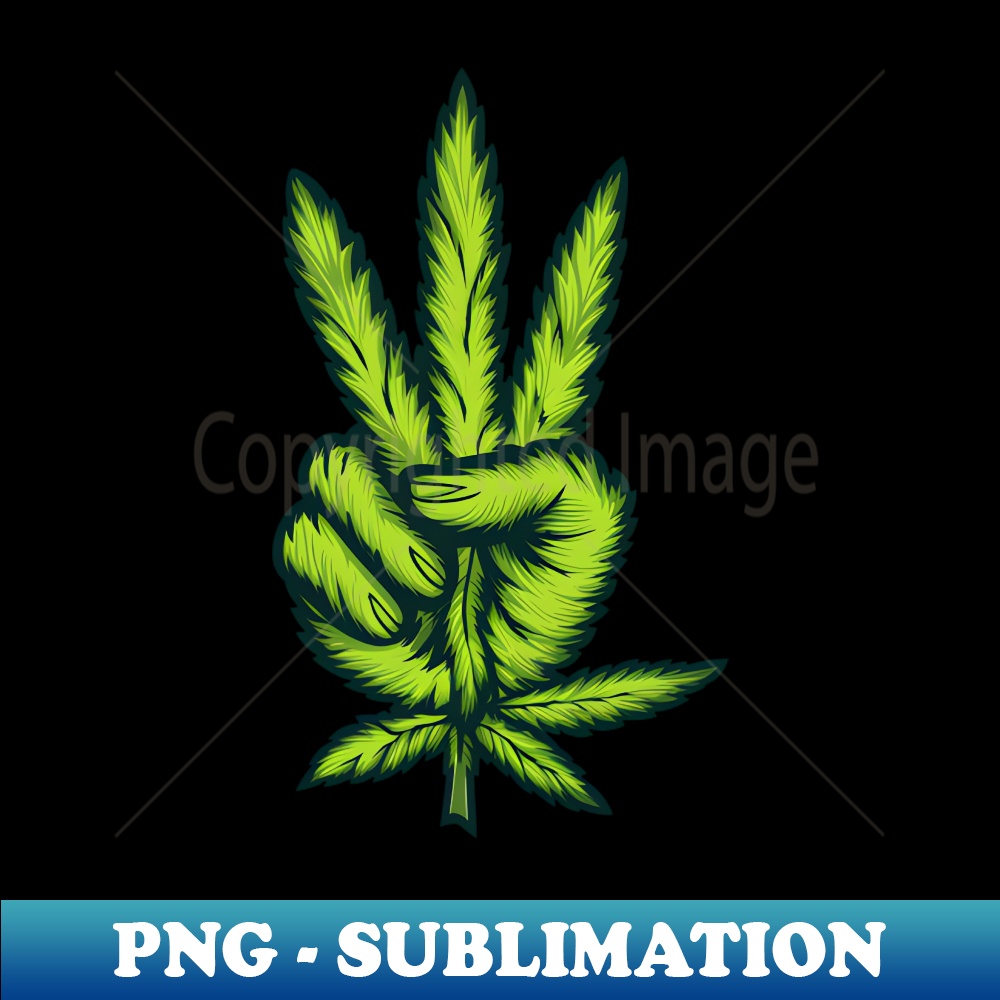 Hemp Legal Peace Sign Design - Premium Sublimation Digital D | Inspire ...