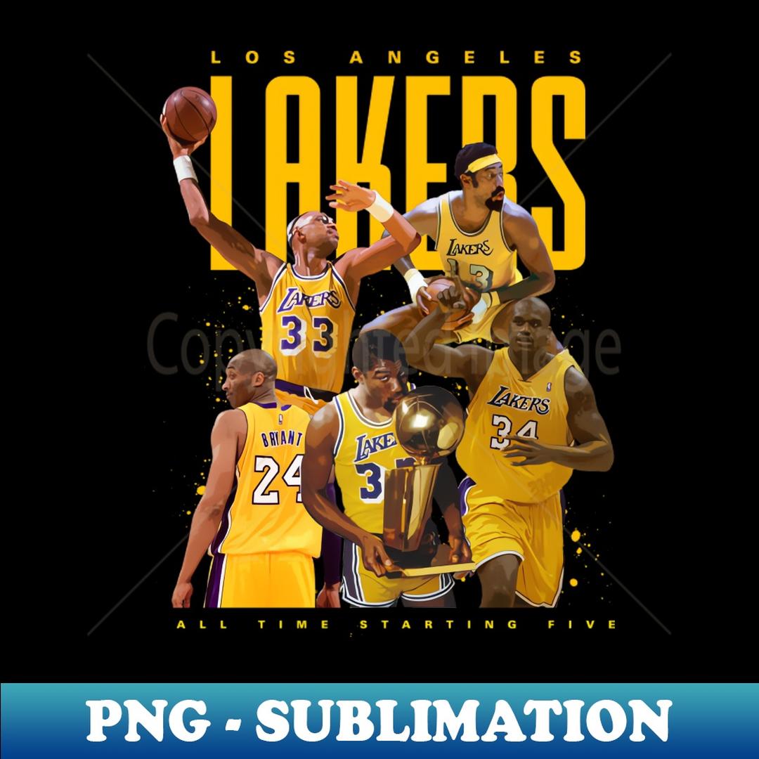 Los Angeles Lakers All Time Starting Five - High-Resolution | Inspire ...