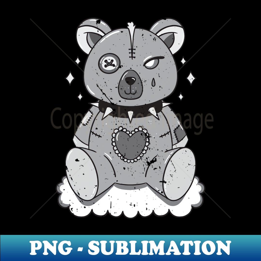 Gothic Teddy Goth - Exclusive Sublimation Digital File | Inspire Uplift