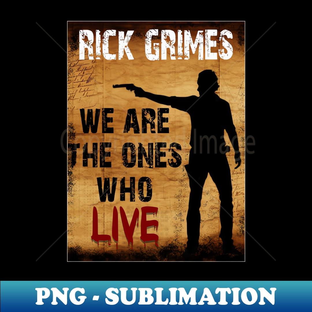 rick grimes - PNG Transparent Sublimation Design | Inspire Uplift