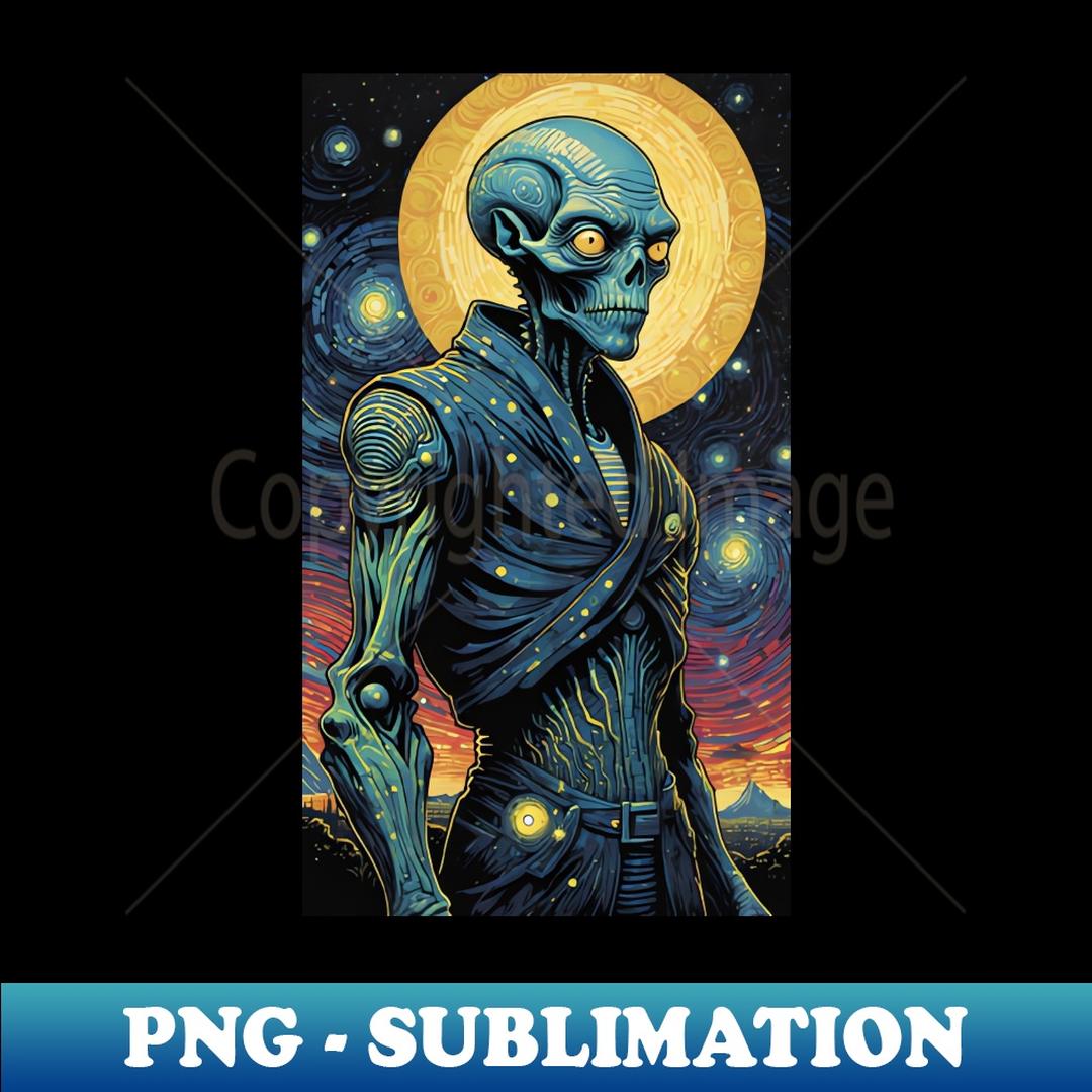 Starry Night Extraterrestrial Van Gogh's Alien Abstraction - | Inspire ...