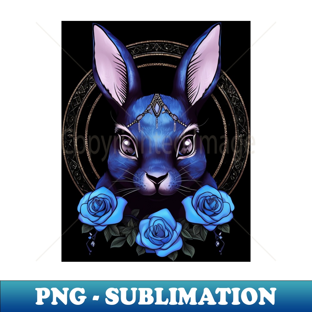 Blue Rabbit - Signature Sublimation PNG File | Inspire Uplift