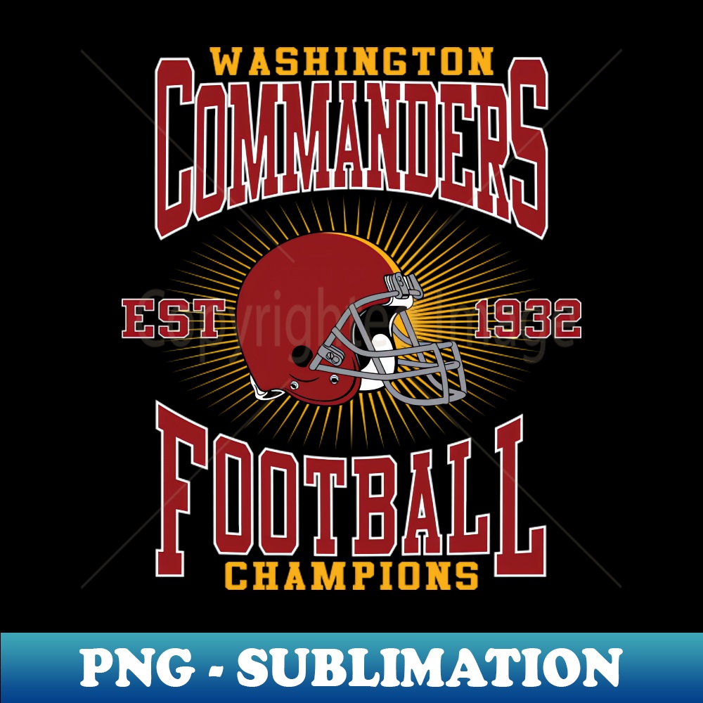 Washington Commanders Football Champions 1 - PNG Transparent | Inspire ...