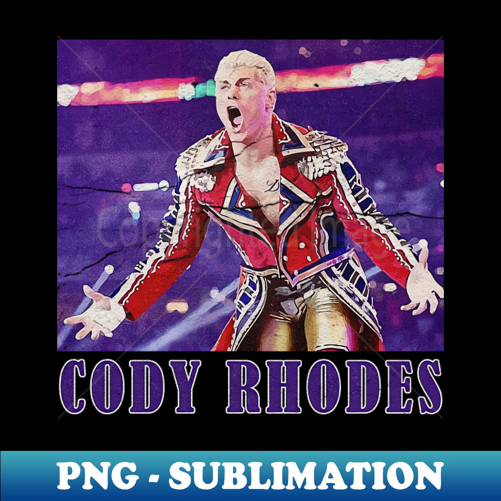 Cody Rhodes - Sublimation-Ready PNG File | Inspire Uplift