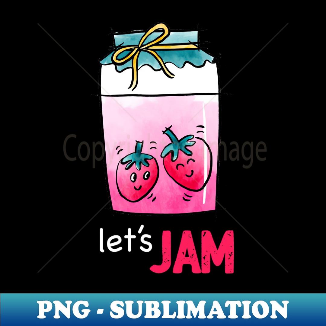 Strawberry Jam jar - Sublimation-Ready PNG File - Inspire Uplift